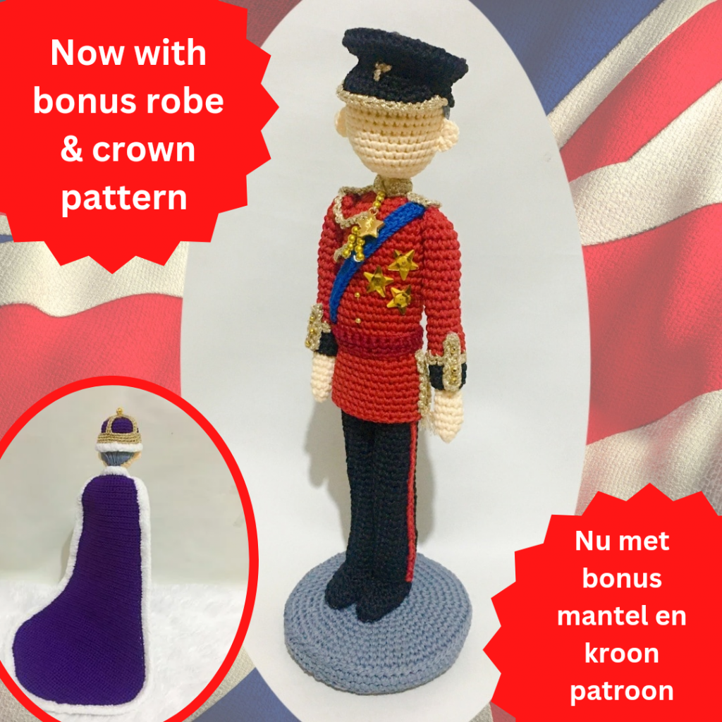 King Charles III – crochetpattern by Sofie Versluys ...